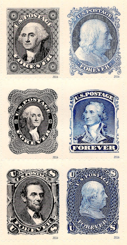 Classics Forever Stamps .. Unused US Postage Stamps .. Sheet of 6 ...