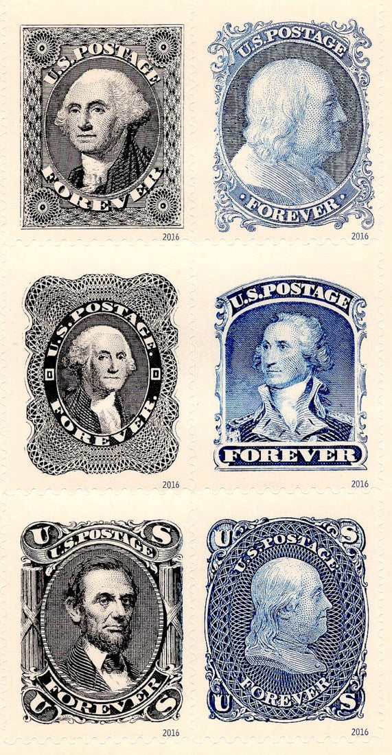 Classics Forever Stamps .. Unused US Postage Stamps .. Sheet of 6 ...